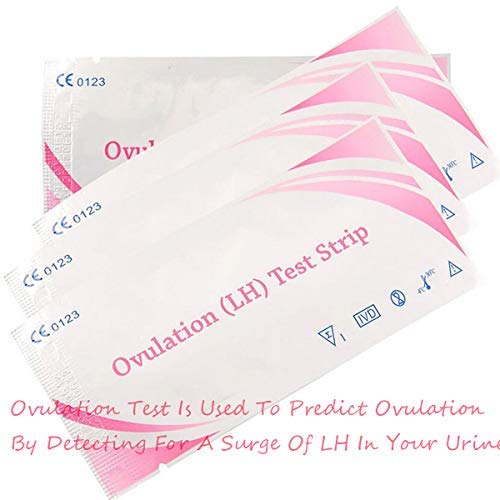 EOPER Ovulation Test Strips, 50 Pieces Private LH Ovulation Test Strips Sticks Fertility Tests Predictor High Sensitivity Result for Women Home Testing