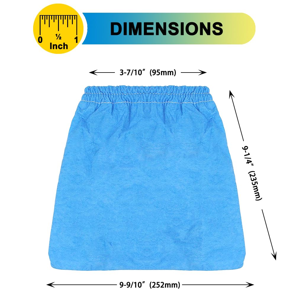 SpaceTent 5 Pack VRC5 Filter Bags for Most Vacmaster 4 to 16 Gallon Wet/Dry Vacs, VRC51 Filter