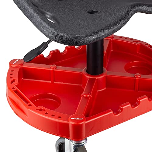 Maxshine Detailing Stool β Heavy Duty Car Detailing Chair, Adjustable Height, Multifunctional Holders, Ergonomic Seat, Maximizing Your Mobility and Convenience for Storing Car Cleaners and Tools
