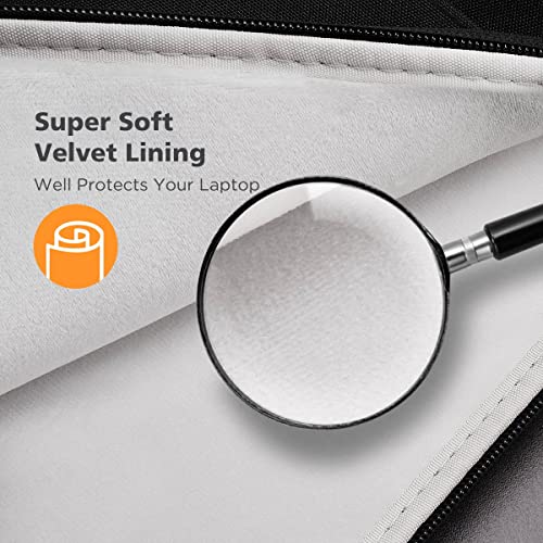 NIDOO Laptop Sleeve 15.6 inch Computer Bag for 15.6" Lenovo Legion 5 / Legion Slim 7 / ThinkPad T15 E15 / 16" Legion 7i / Legion 5 Pro / IdeaPad 3i / 16.1" Gaming 16 / Acer Dell Carrying Case, Black