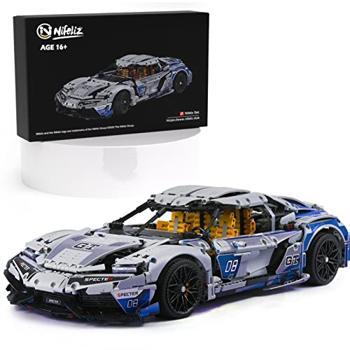 Nifeliz GeneraΒ Sports Car Building Toy Sets for Adults, A Colletible Supercar Model to Build and Display, Gift for Sports Car Fans and Adults (2,910 Pieces)