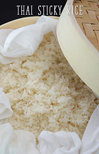 Set of Sticky Rice Steamer Pot and Basket with Cotton Cheesecloth Cook Kitchen Cookware ToolÂ