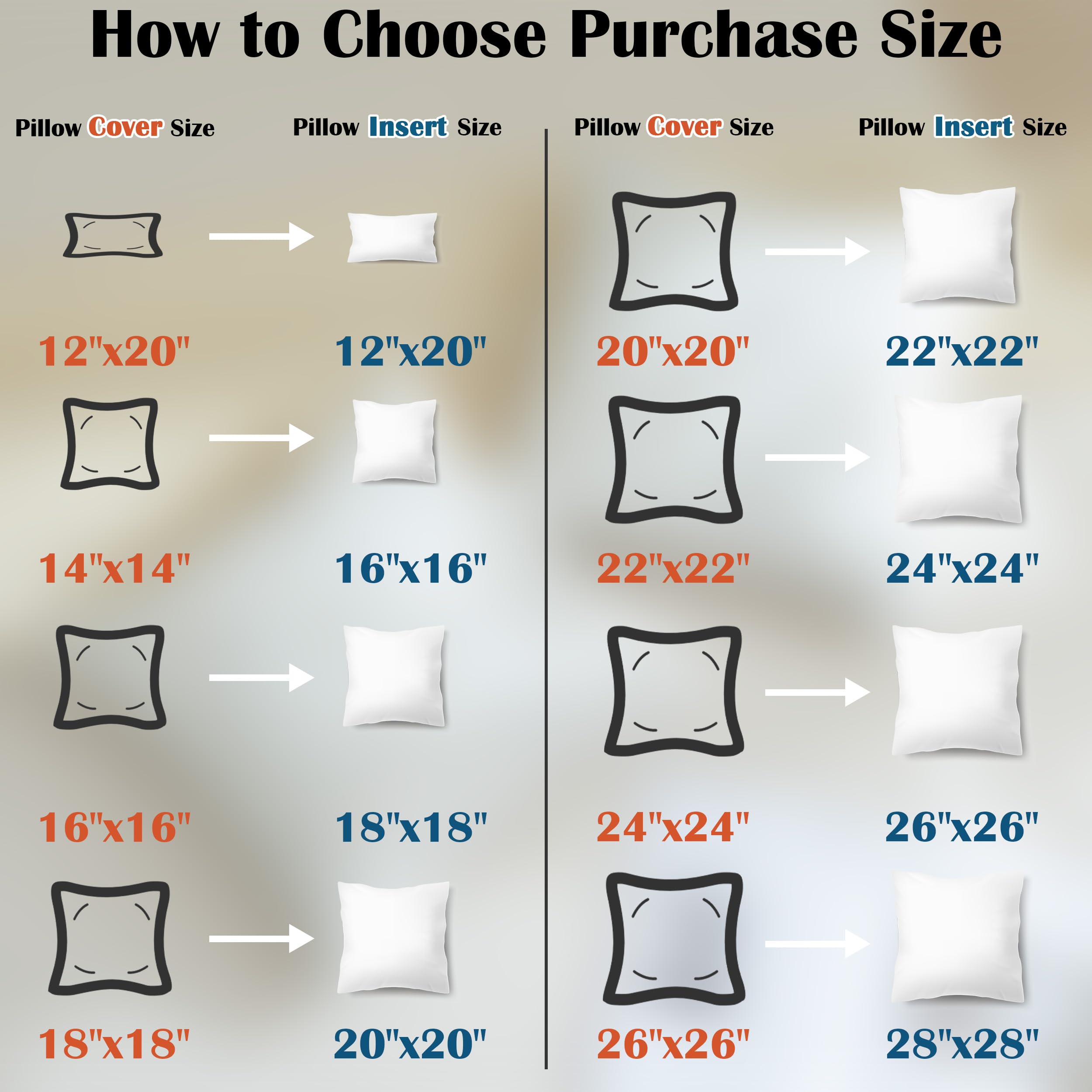 Dorrin Nessin 18x18 Feather Throw Pillows Inserts Set of 2 with 100% Skin-friendly Cotton Shell, Stuffer Bed and Couch Decorative Pillows - Indoor Decorative Feather Pillows