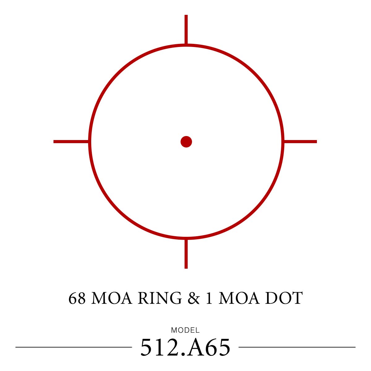 EOTech 512 68 MOA RING/MOA DOT