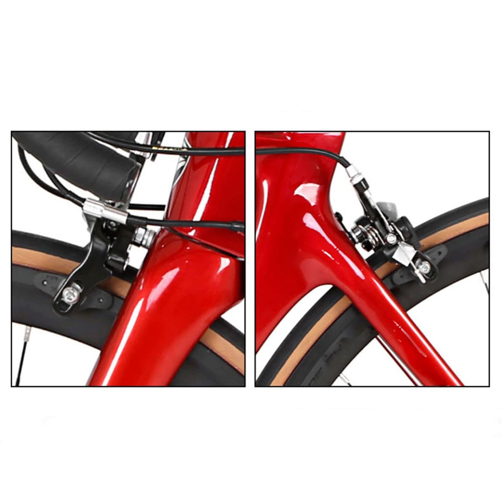 HESNDzxc Bicycles for Adults Carbon Fiber Frame Road Bicycle Unisex 22Speed Curved Handle Racing Front and Rear Double V Brake Ultralight Body (Size : Small)