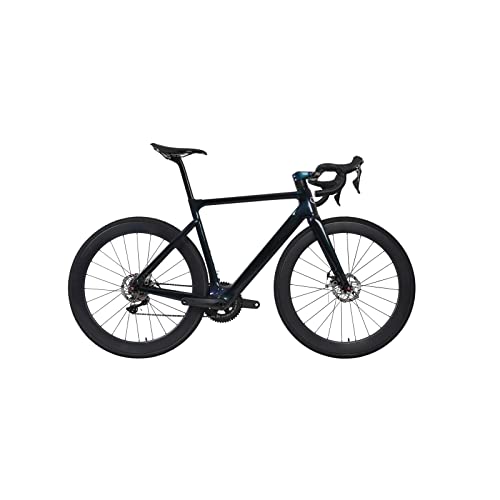 HESNDzxc Bicycles for Adults Road Bike with Carbon Fiber Lightweight Disc Brakes (Size : Medium)