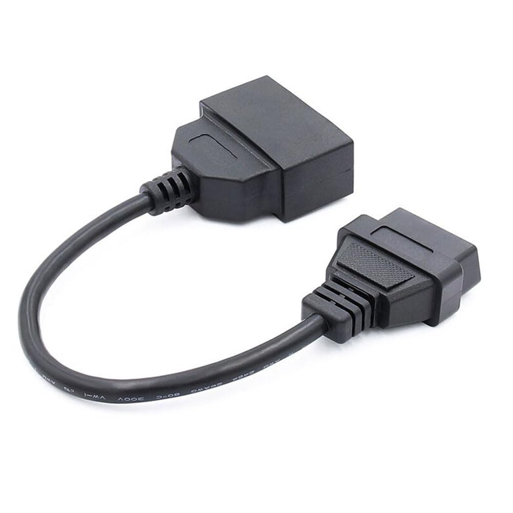 E-Car Connection 22 Pin OBD to 16 Pin OBD2 Diagnostic Adapter Connector Cable for Toyota Car