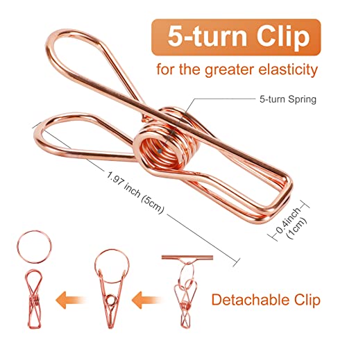 Skroad Stainless Steel Sock Drying Rack, Swivel Hook Wind-Proof Clothes Hanger Rack for Socks, Underwear, Shoe Insoles, Baby Clothes Gloves