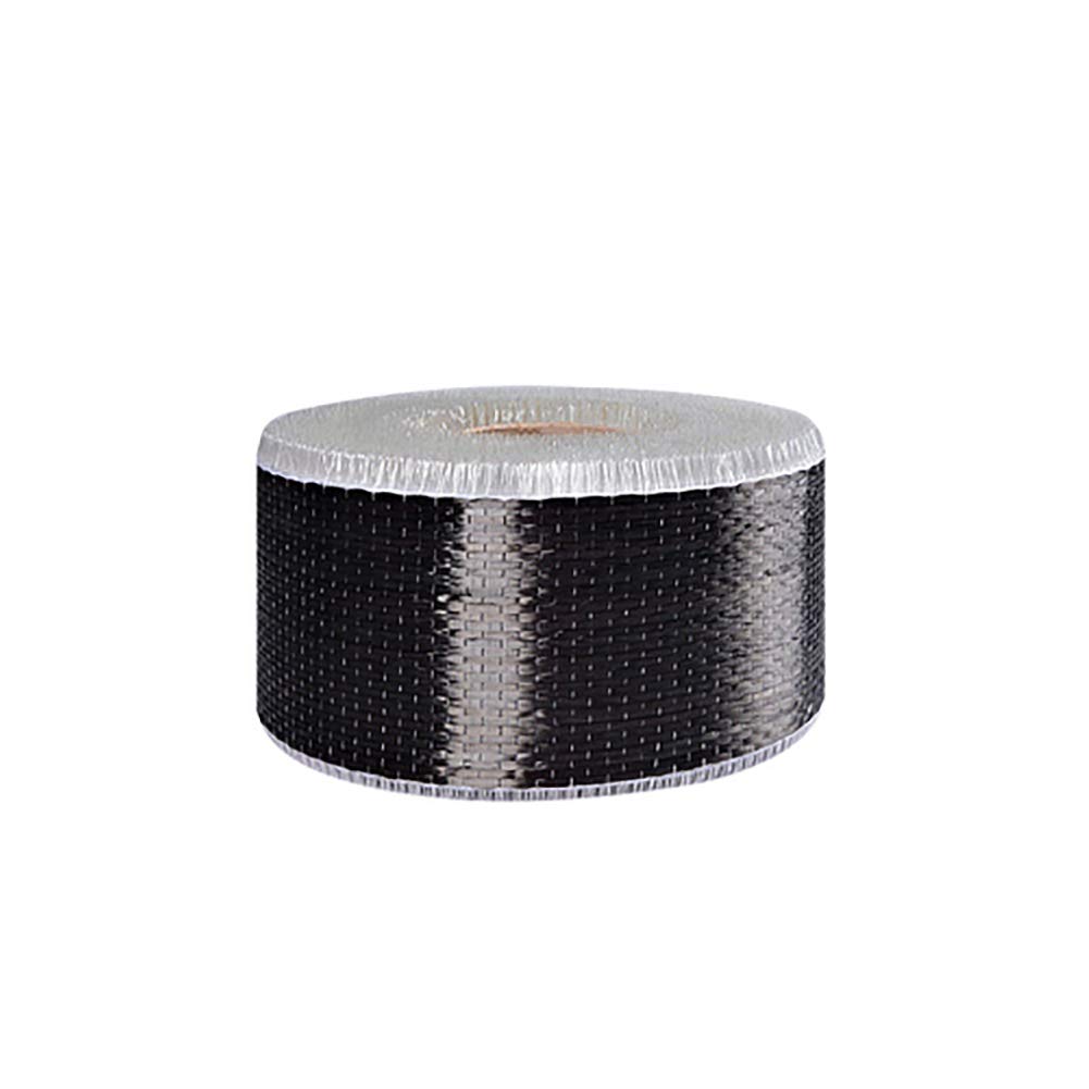 SOFIALXC Full Carbon Fiber Fabrics Cloth Wrap Sheet 200g/m2 10cm Width，Long,1000cm