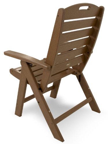 Trex Outdoor Furniture Yacht Club Folding Highback Chair, Tree House
