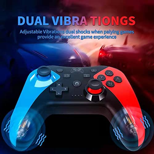 Gray Rabbit Wireless pro Controller for switch , switch pro controller with 6-Axis Gyro Sensorwakeup screenshot and dual vibration