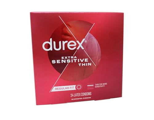 Durex Extra Sensitive Ultra Thin Condoms 24 Pack Personal Healthcare / Health Care, 24 Count (Pack of 1)