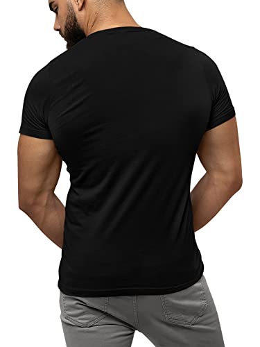 Ford Mustang T-Shirt by Detroit Rebels - Mens Vintage Classic car Tshirt Black Shirt