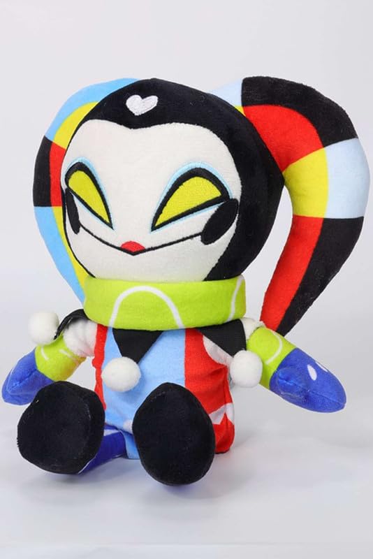 Oumelfs Clown Plush Toy Demon Plush Plushies Figure Stuffed Animal Pink Pig Doll Anime Soft Pillow Kids