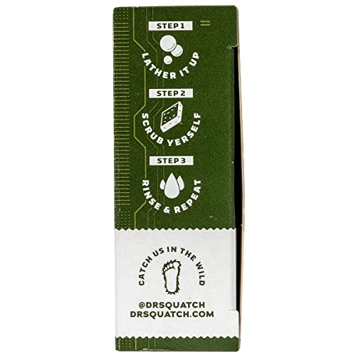 Dr. Squatch Spartan Scrub, 5 Ounce (Pack of 1), Green and Orange Swirl