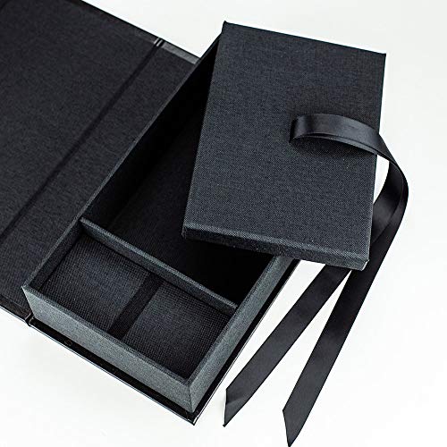 Flashscot Custom USB Gift Box for Photographers and Presentation of Photos - Leather Infinity Photo/USB Box - 4"x6", 16GB USB