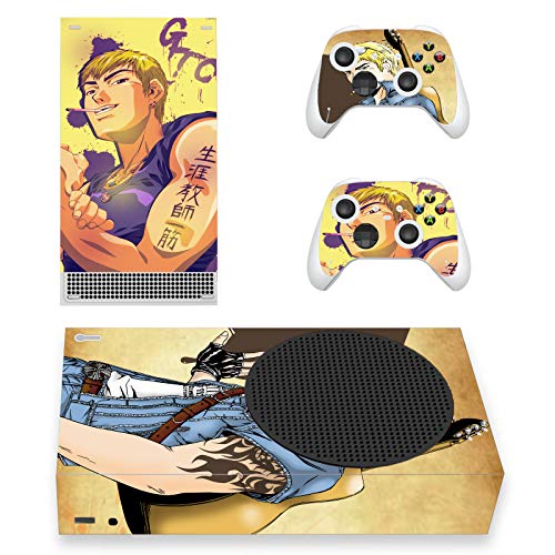 Great Teacher Onizuka Anime Game Console Series S Console and Controller Skin Set, Skin Wrap Decal Kit