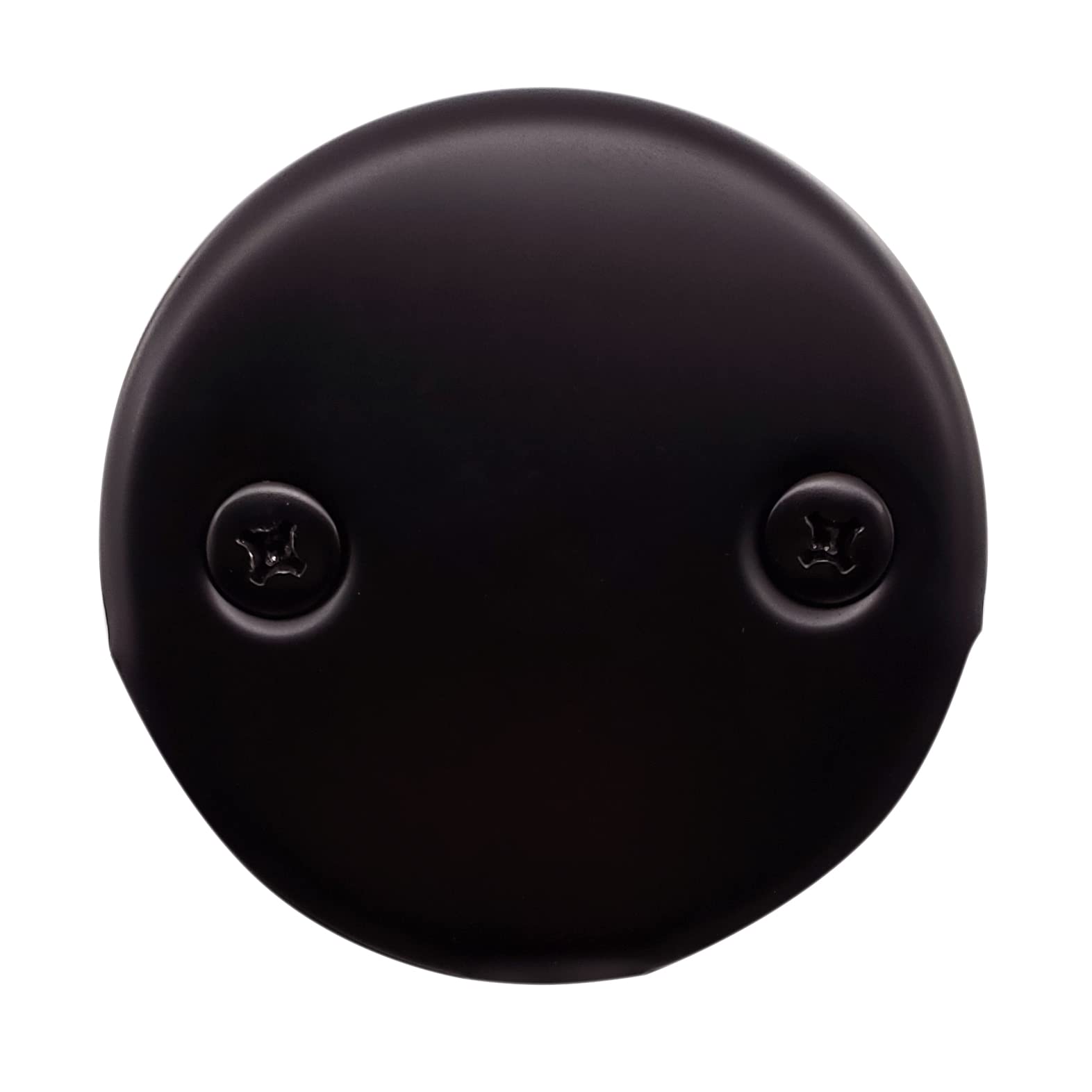 Westbrass D325-20G-12 14" 20 Gauge Brass Bath Waste & Overflow Assembly with Tip-Toe Drain Plug and 2-Hole Faceplate, Oil Rubbed Bronze