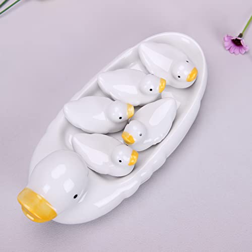 GK-O Japanese Chopstick Rest Duck Spoon Fork Holder Rack Stand Kitchen Flatware
