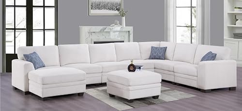 Legend Vansen 9PCS Corduroy Flexible Combination Sectional Sofa Couch