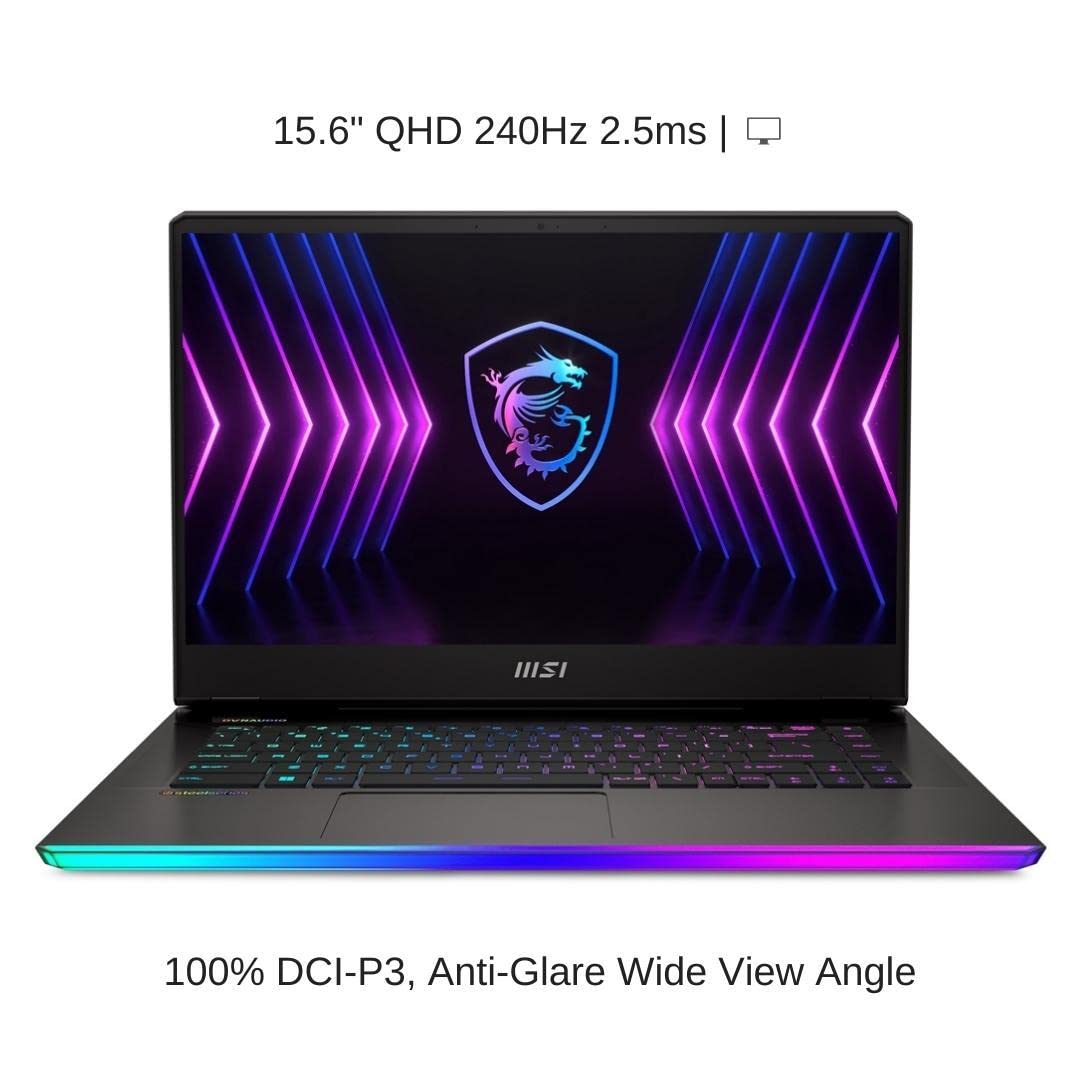 HIDevolution MSI Raider GE67HX 12UGS 15.6" OLED QHD 240Hz, 1.5 GHz i7-12800HX, RTX 3070 Ti, 32 GB 4800MHz RAM, 1 TB PCIe SSD, Windows 11 Pro