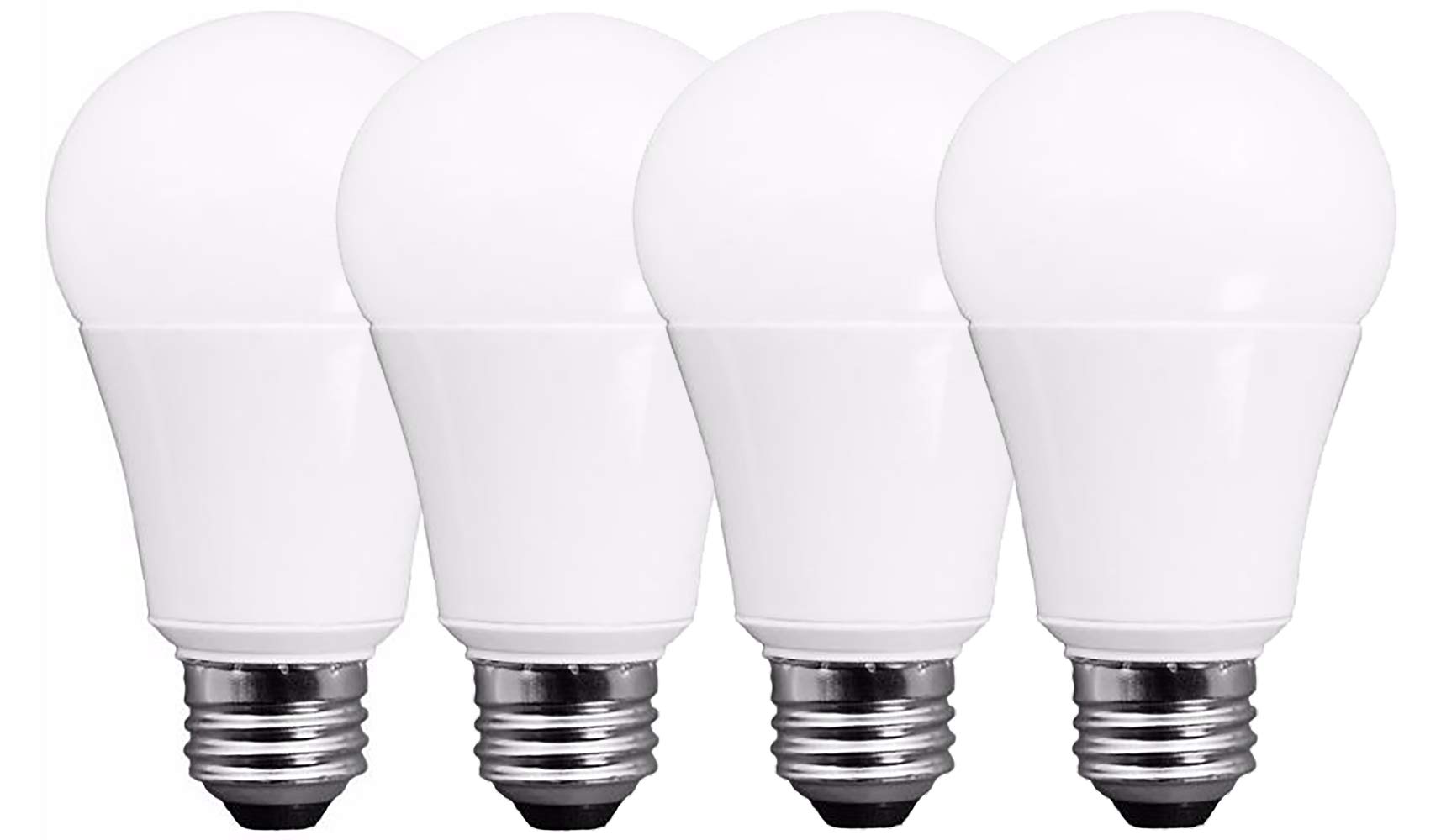 TCP RLA7550ND4 Eco$ave LED Light Bulb, A19 Shape, 4 Count (Pack of 1), Daylight