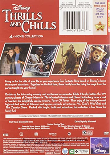 Disney 4-Movie Collection: Thrills and Chills (Haunted Mansion, Tower Of Terror, Mr. Toad's Wild Ride, Country Bears)