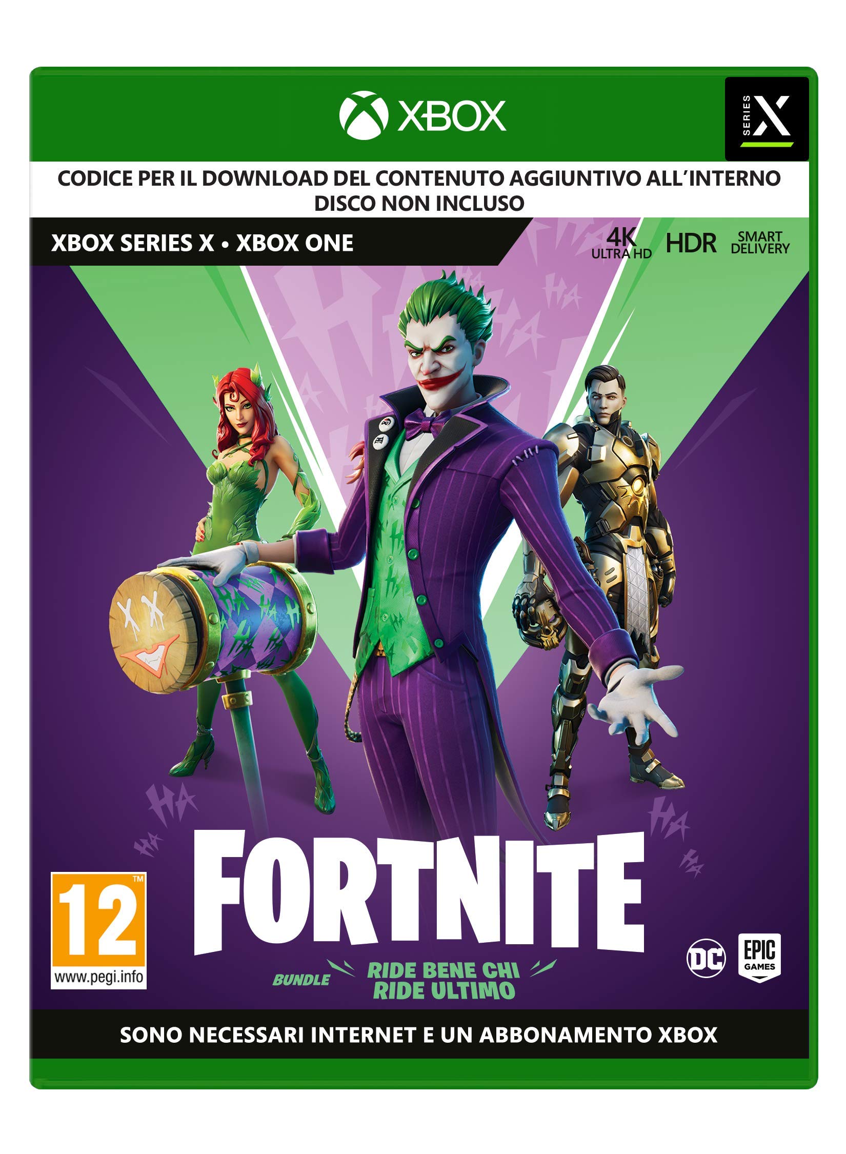 Fortnite: Ride Bene Chi Ride Ultimo Bundle (Code in A Box) (Italian Box) (Xbox Series X)