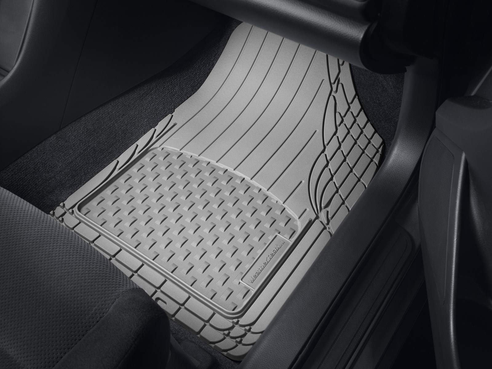 WeatherTech Semi Universal All Weather and Vehicle Trim to Fit Floor Mats - 4-Piece Set Black