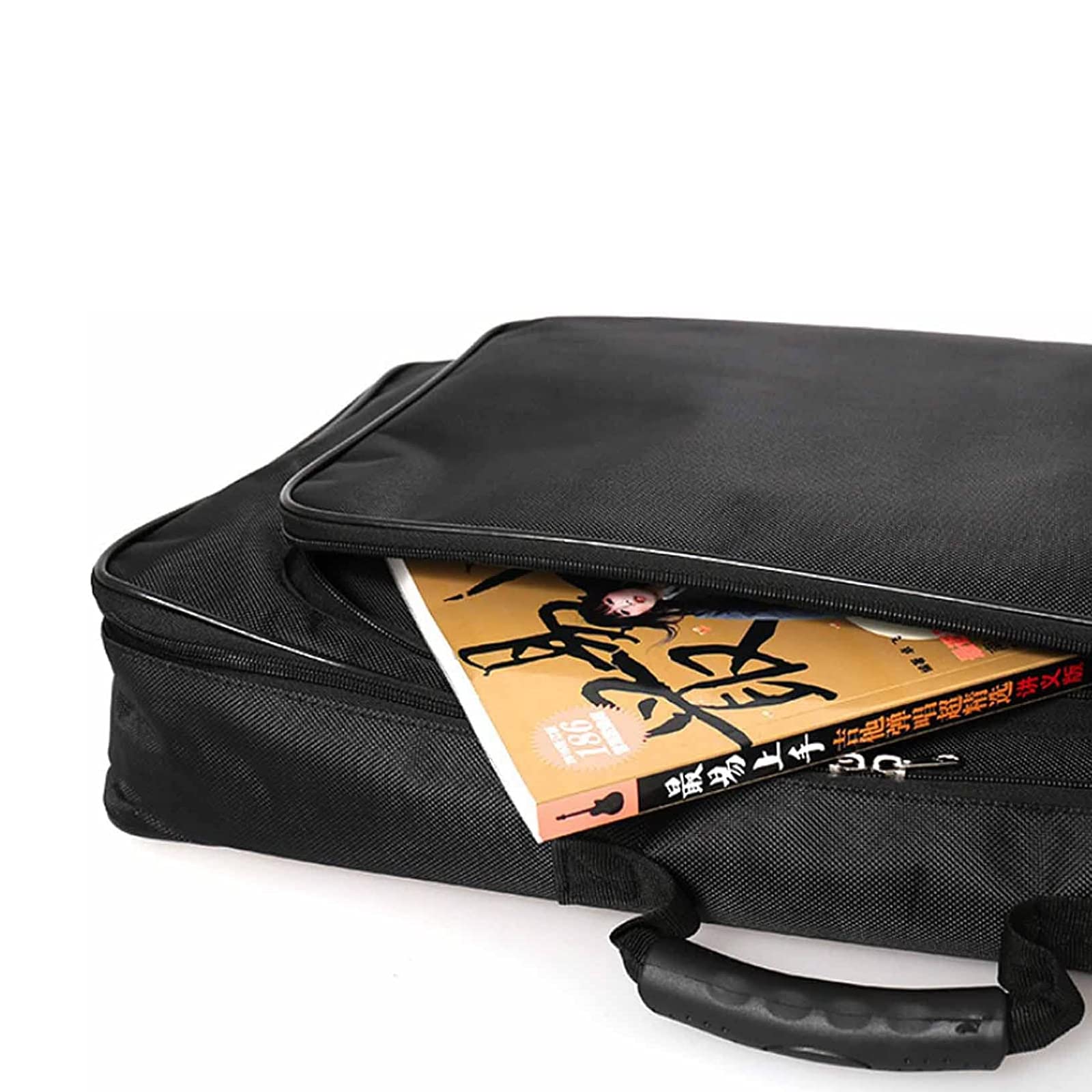 HFINGF Padded Carrying Bag, Gig Bag For Micro Controllers, DJ Controller Bag For Keyboards, Pedals, DJ Controllers, DJ Carrying Case With Shoulder Straps, 23.6"x12.9"x3.9", Black