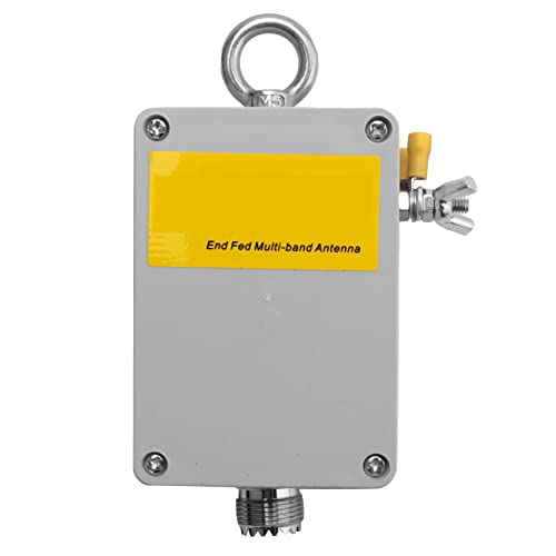 Exogio Balun for HF Shortwave Antenna, Four Band 5-35MHZ End Fed HF Antennas 100W HAM, 1:49-49:1 HF Antennas for Ham Radio