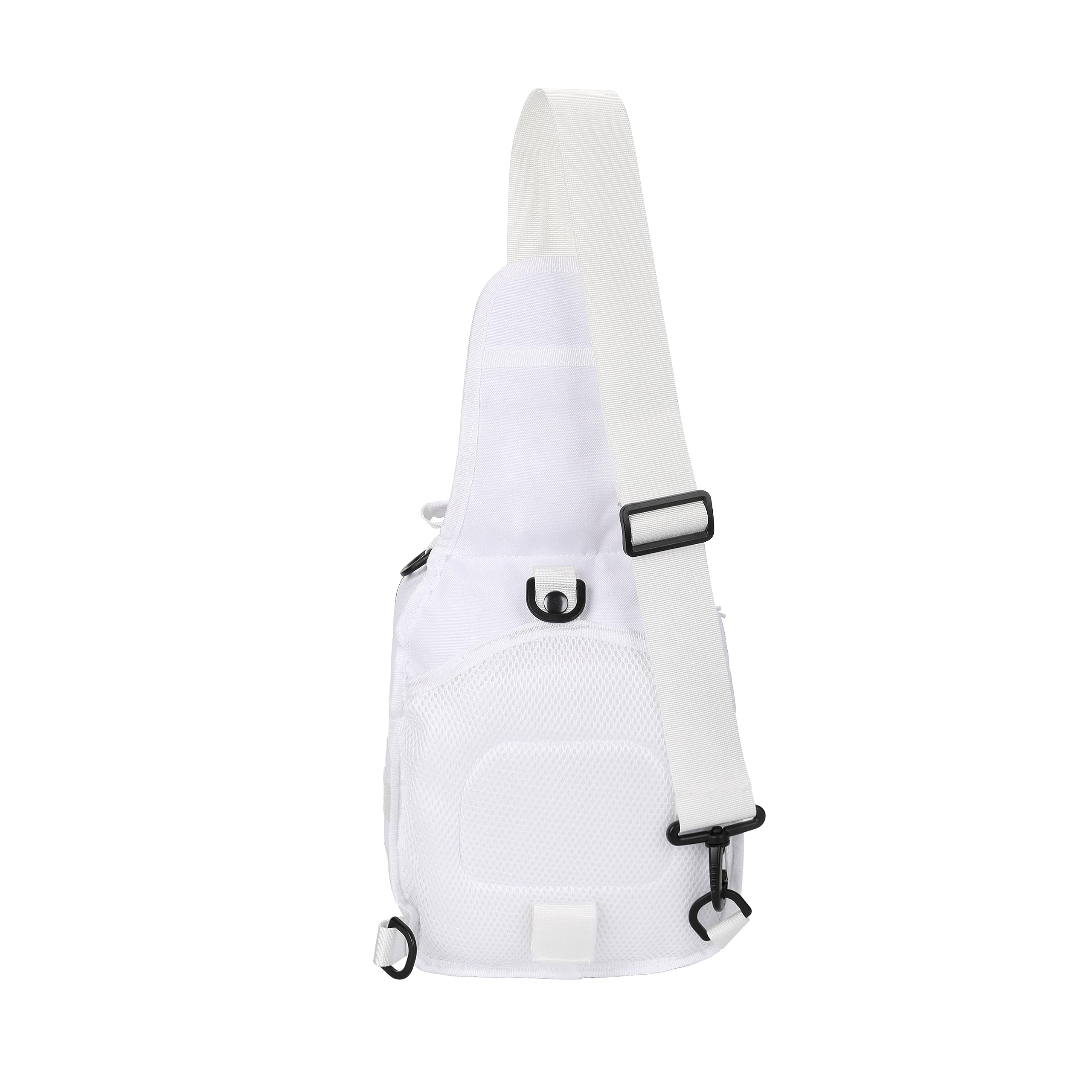 flipfit Tactical Shoulder Bag, Military Every Day Carry Sling Bag, Outdoor Portable Shoulder Pack For Men Women(White