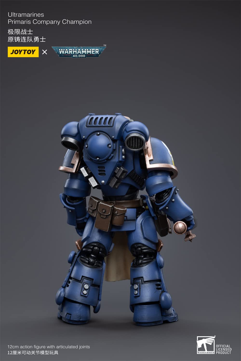 HiPlay JoyToy × Warhammer 40K Officially Licensed 1/18 Scale Science-Fiction Action Figures Full Set Series-Ultramarines Primaris Company Champion