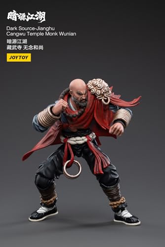 HiPlay JoyToy 1/18 Scale Science-Fiction Action Figures Full Set-Dark Source Battle for The Stars Series- Chinese Ancient Warriors JIANGHU Cangwu Temple Monk Wunian
