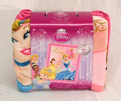 Springs Creative Products Princess Pretty as a Picture No-Sew Fleece Throw Kit