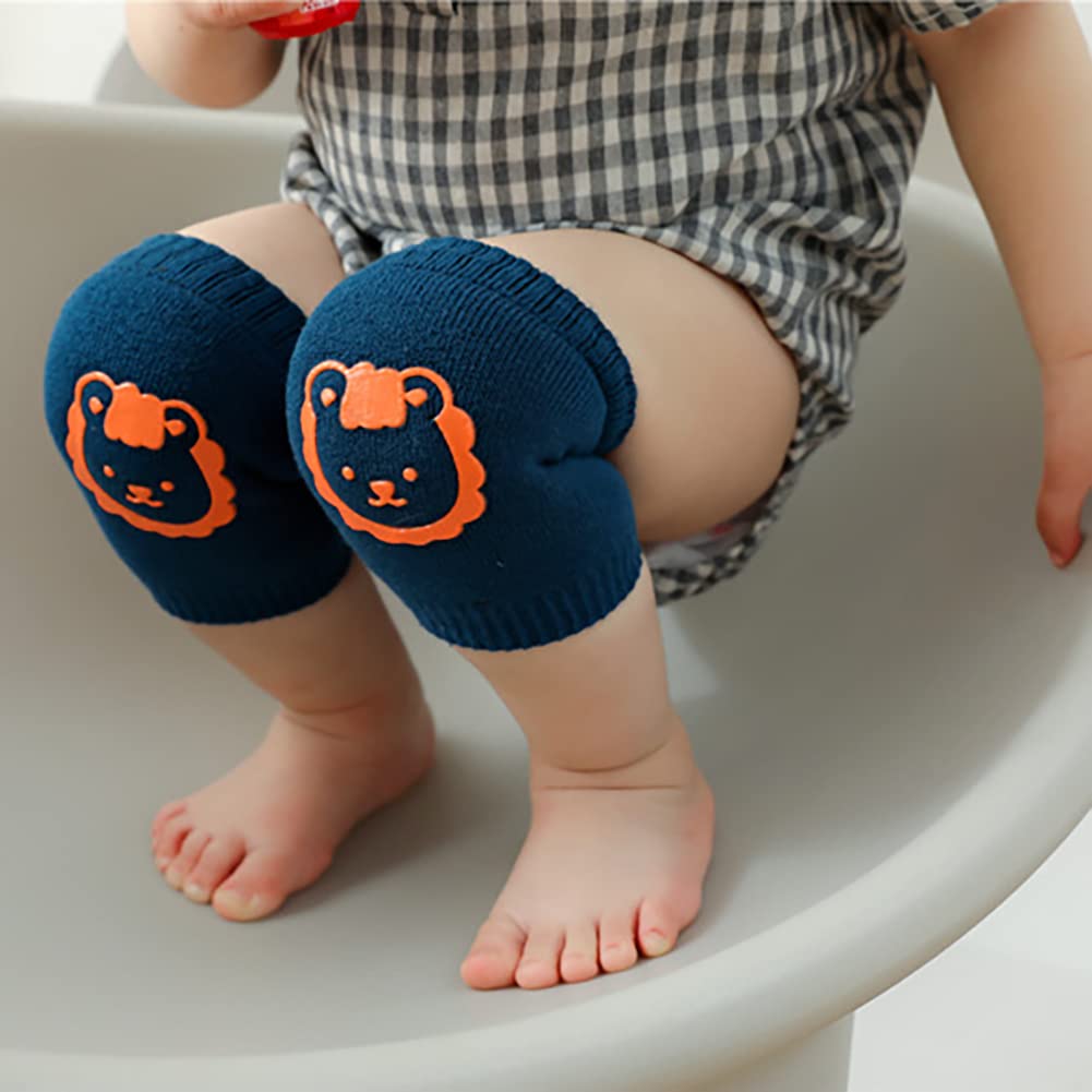 Hidetex Baby Leg Sleeve for Crawling β Infant Kneepads, Adjustable Elastic Leg Warmers, Anti-Slip Leg Protector for Unisex Toddlers(6 Pairs)