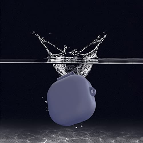 Silicone Case for Samsung Galaxy Buds 2 Case (2021)/Galaxy Buds Pro Case (2021)/Galaxy Buds Live Case (2020) with Keychain for Women Girls Men Boys Case Cover Accessories Silicone Skin