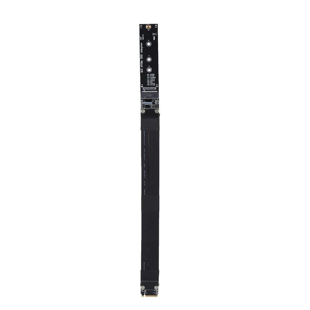 Diyeeni M.2 NVMe Solid State Drive Extension Cable, 20cm M.2 NVMe SSD Extender Adapter Cable for PCIE 3.0 x4, SSD Extension Cable with Full Speed 32Gbps Transfer Rate