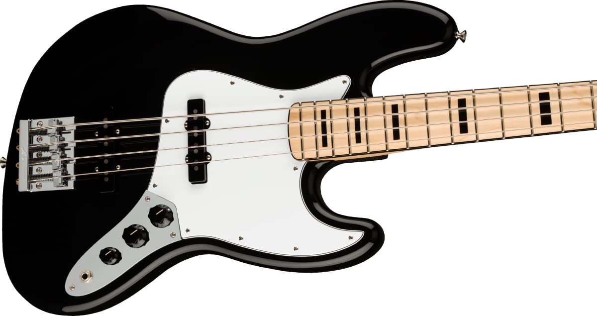 Fender Geddy Lee Jazz Bass, Black, Maple Fingerboard