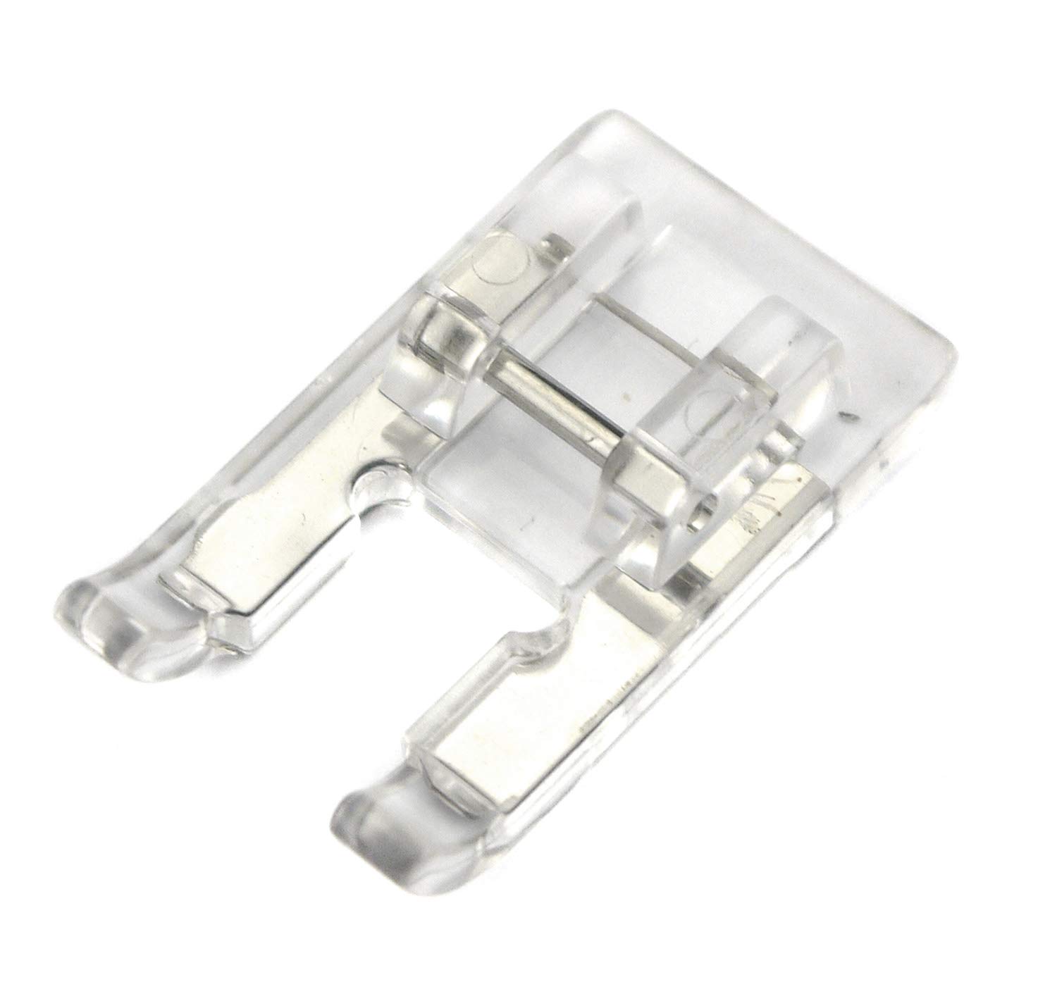 DREAMSTITCH 5mm Clear Open Toe Satin Stitch Presser Foot for All Low Shank Snap-On Singer, Brother, Babylock,Euro-Pro,Janome,Kenmore,White,Juki,New Home,Simplicity,Elna Sewing Machine