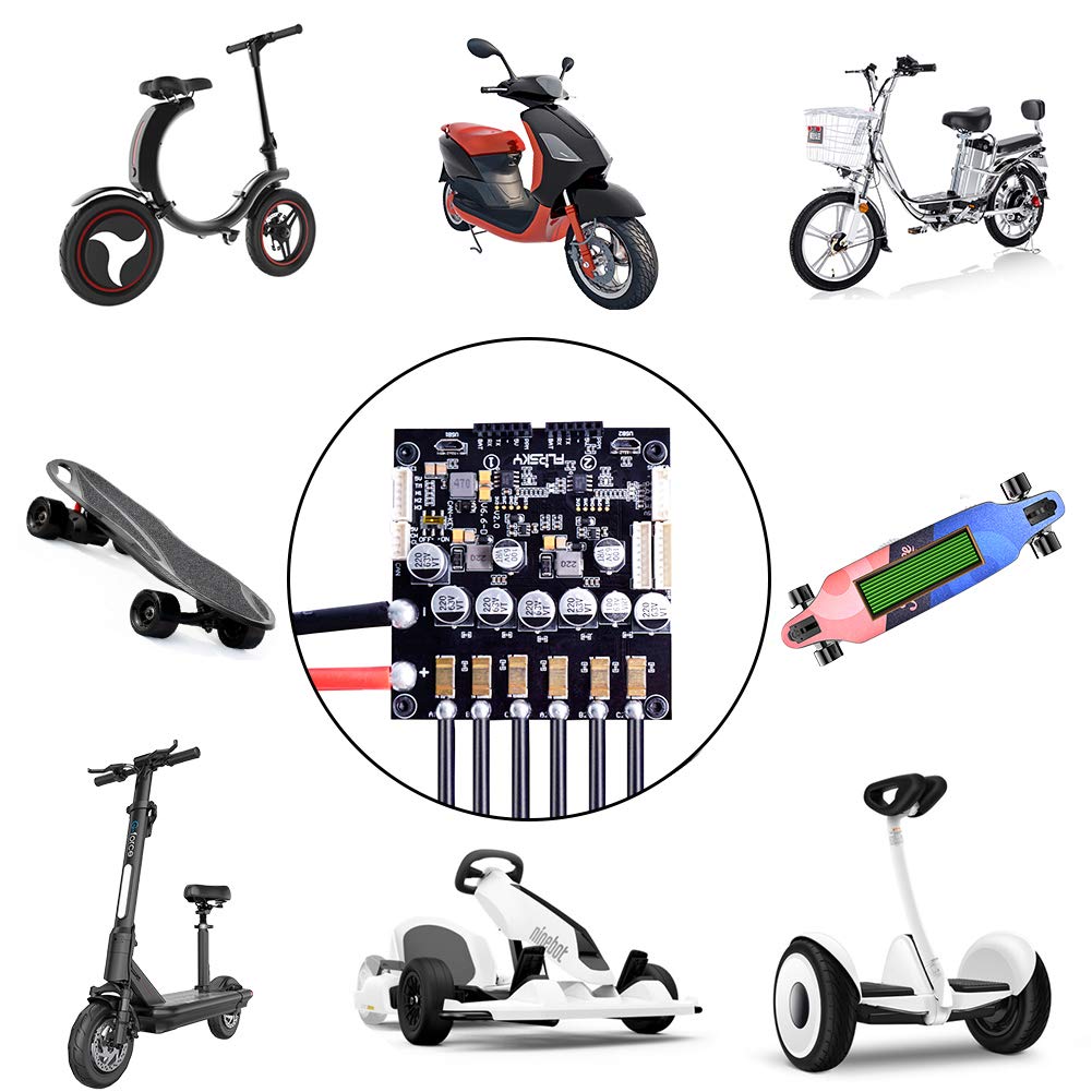 Flipsky Mini Dual ESC 6.6 150A with CAN Switch, Electric Speed Controller with Aluminum Anodized Heat Sink, for Electric Skateboard ESC Software E-Bike ESK8 E-Scooter