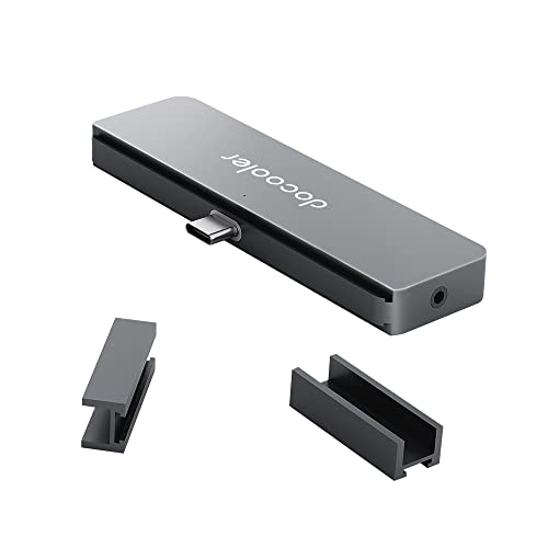 Hub,ERYUE 7-in-1 Type-C Hub with USB3.0 Audio HD Port TF SD Card Slots Compatible with Pro Type-C Phone Tablet Laptop