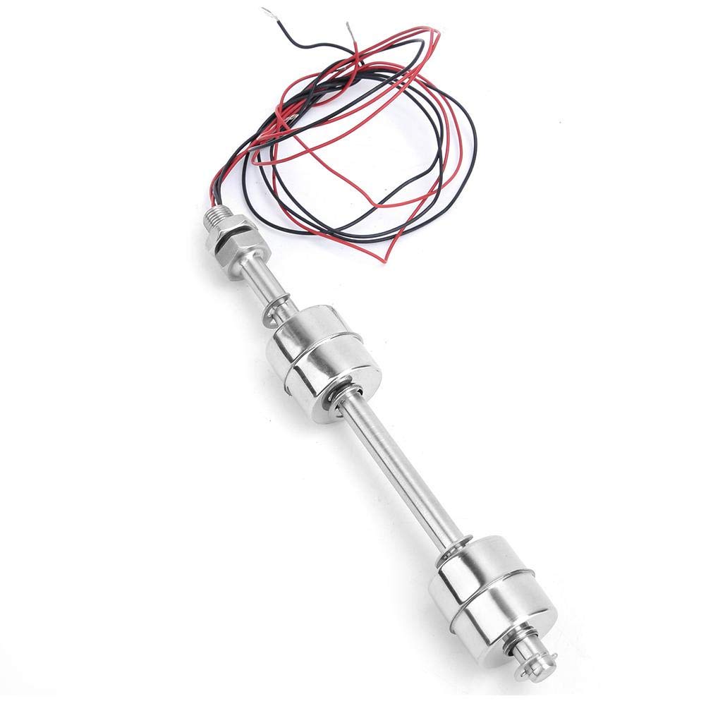 Float Switch Water Level Sensor, Stainless Steel Double Ball Fish Tank Liquid Float Switch Water Level Controller for Water Tank, Pool, Sink, Fish Tank, etc(4 Size)(150mm)