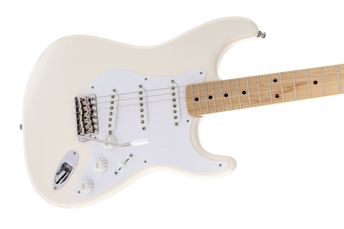 Fender Jimmie Vaughan Tex Mex Stratocaster, Maple Fingerboard, Olympic White