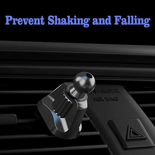 GEEKAM Car Air Vent Clip for Diameter 0.67inch (17mm) Joint Ball Cell Phone Holder for Car & Wireless Car Charger