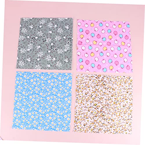 Sewing Fabric 50pcs Quilting Fabric Quilted Comforter Comforters Floral Fabric for Clothes Craft Fabric Scraps Quilting Fabric Squares DIY Floral Printed Fabric Sewing Fabric