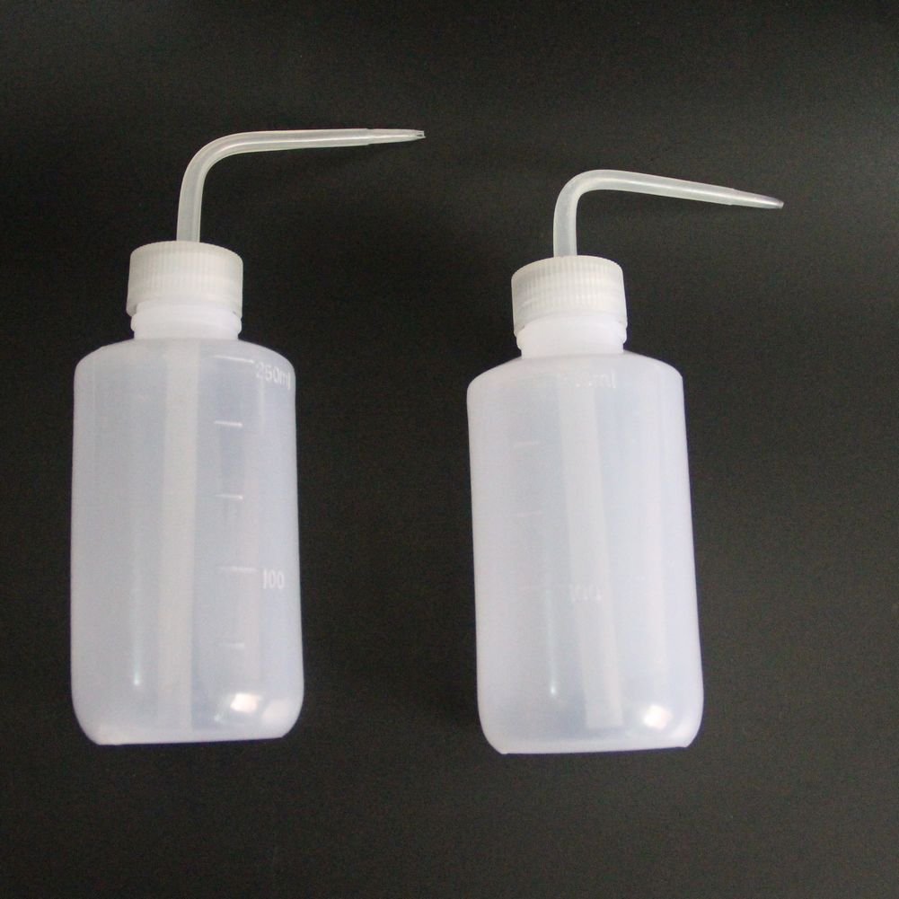 new star tattoo Wash Bottle,Squeeze Bottle,LDPE,250ml/8OZ 2pcs Plastic Green Soap Cleaning Washing Bottle