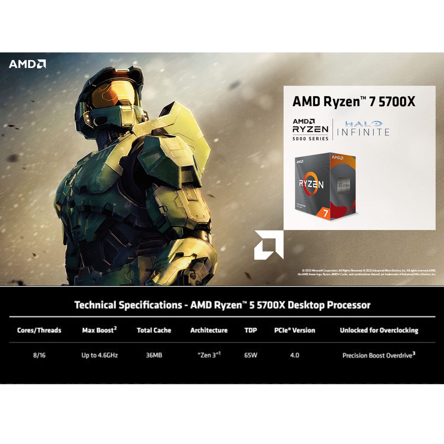 INLAND Micro Center AMD Ryzen 7 5700X 8-Core 16-Thread Unlocked Desktop Processor Bundle with MSI B550-A PRO ProSeries Motherboard (AMD AM4, DDR4, PCIe 4.0, SATA 6Gb/s, M.2, USB 3.2 Gen 2 ATX)