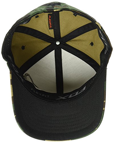 Fox Racing mens Flex 45 Flexfit Hat Baseball Cap, Camo, Small-Medium