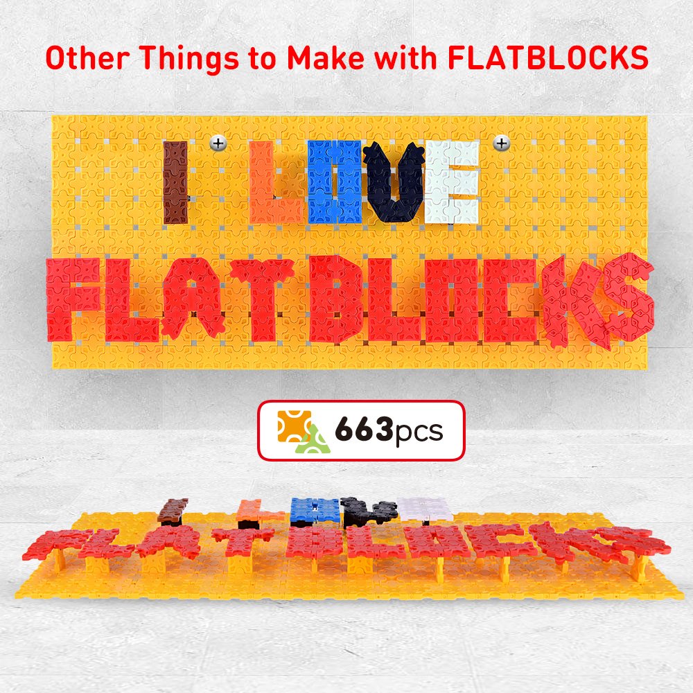 WEofferwhatYOUwant Flatblocks T-Rex, Dinosaur, Firefly, Honey Bee, Duck, and More | 3-D Puzzle Toy Building | Figures Level 2 | Collect Them All